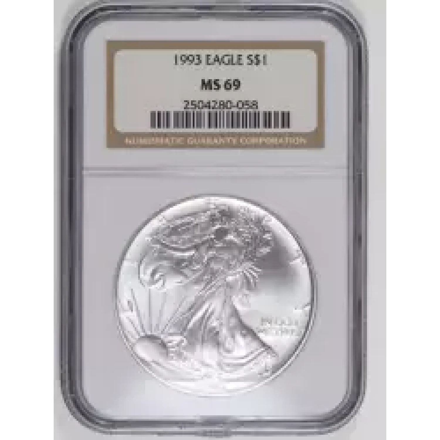 1993 Bullion Silver Eagles NGC MS-69 - Lost Dutchman Rare Coins
