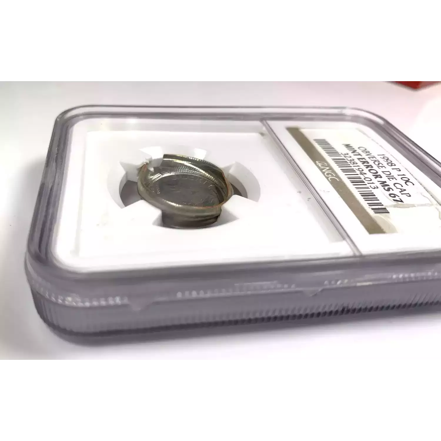 1998 Dimes Roosevelt NGC MS-67 1998 OBVERSE DIE CAP - Lost Dutchman ...