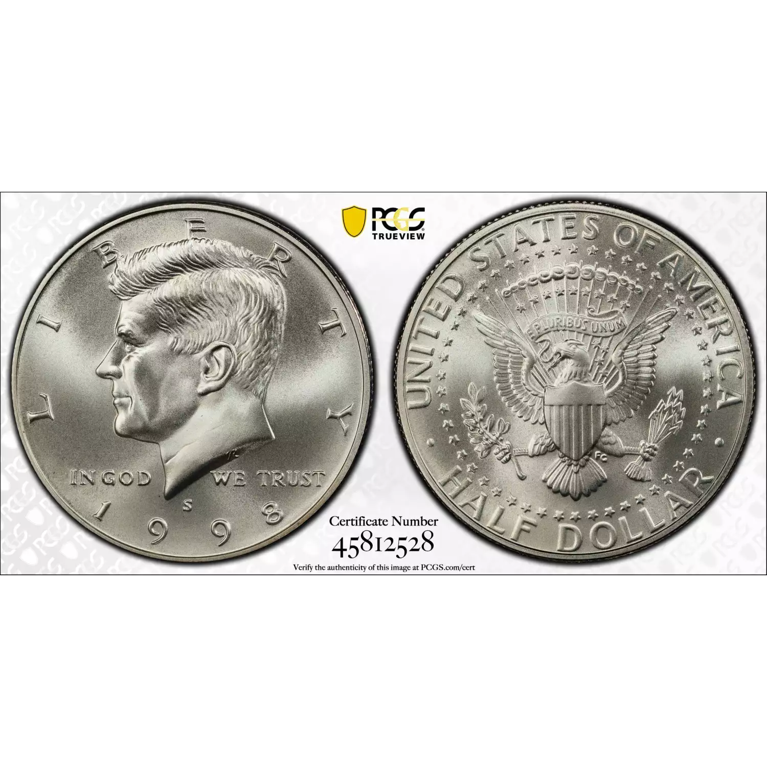 1998-S Half Dollars Kennedy PCGS SP-69 SMS - Lost Dutchman Rare Coins