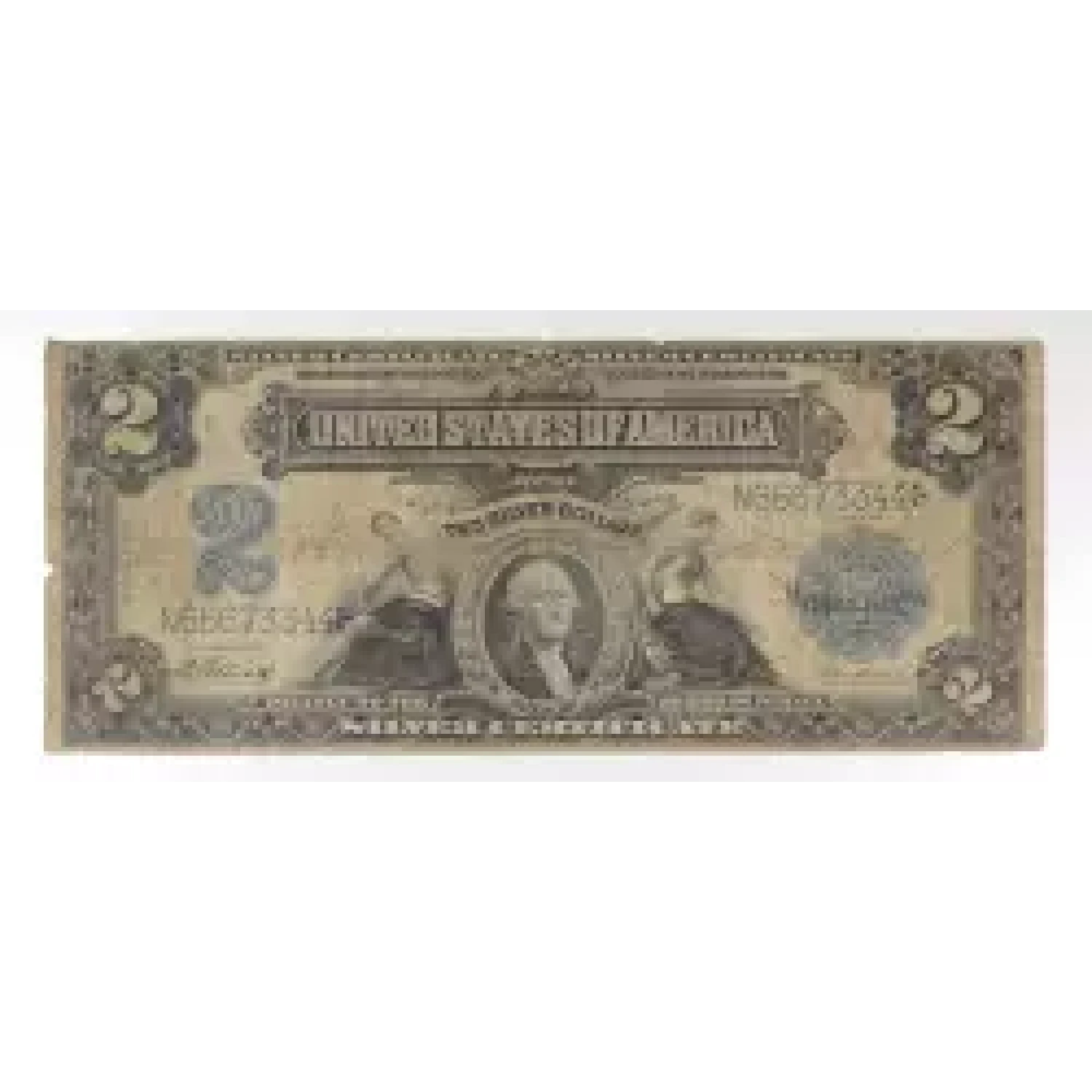 1899 $2 Silver Certificates 257 Not certified - Lost Dutchman Rare Coins