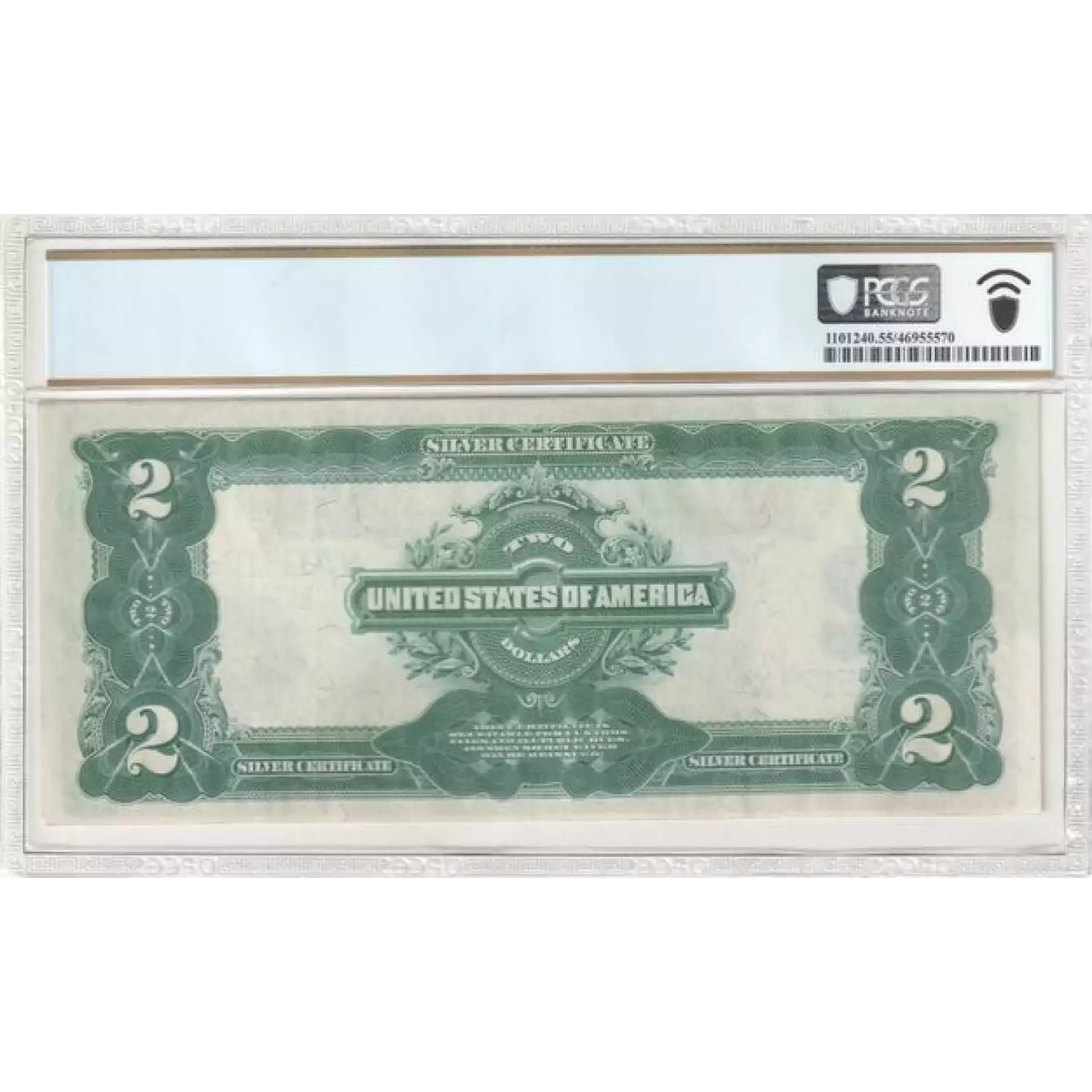1899 $2 Silver Certificate Fr. 258 PCGS AU 55 - Lost Dutchman Rare Coins