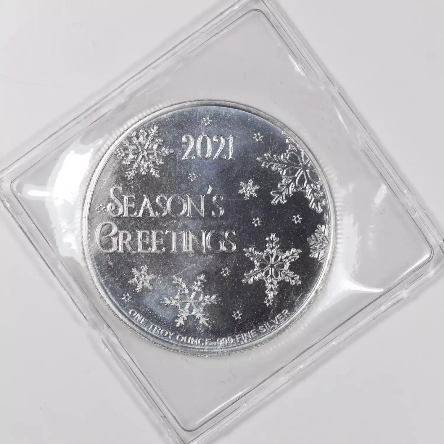 2021 Christmas 1 Oz .999 Silver Round Rudolph - Lost Dutchman Rare Coins