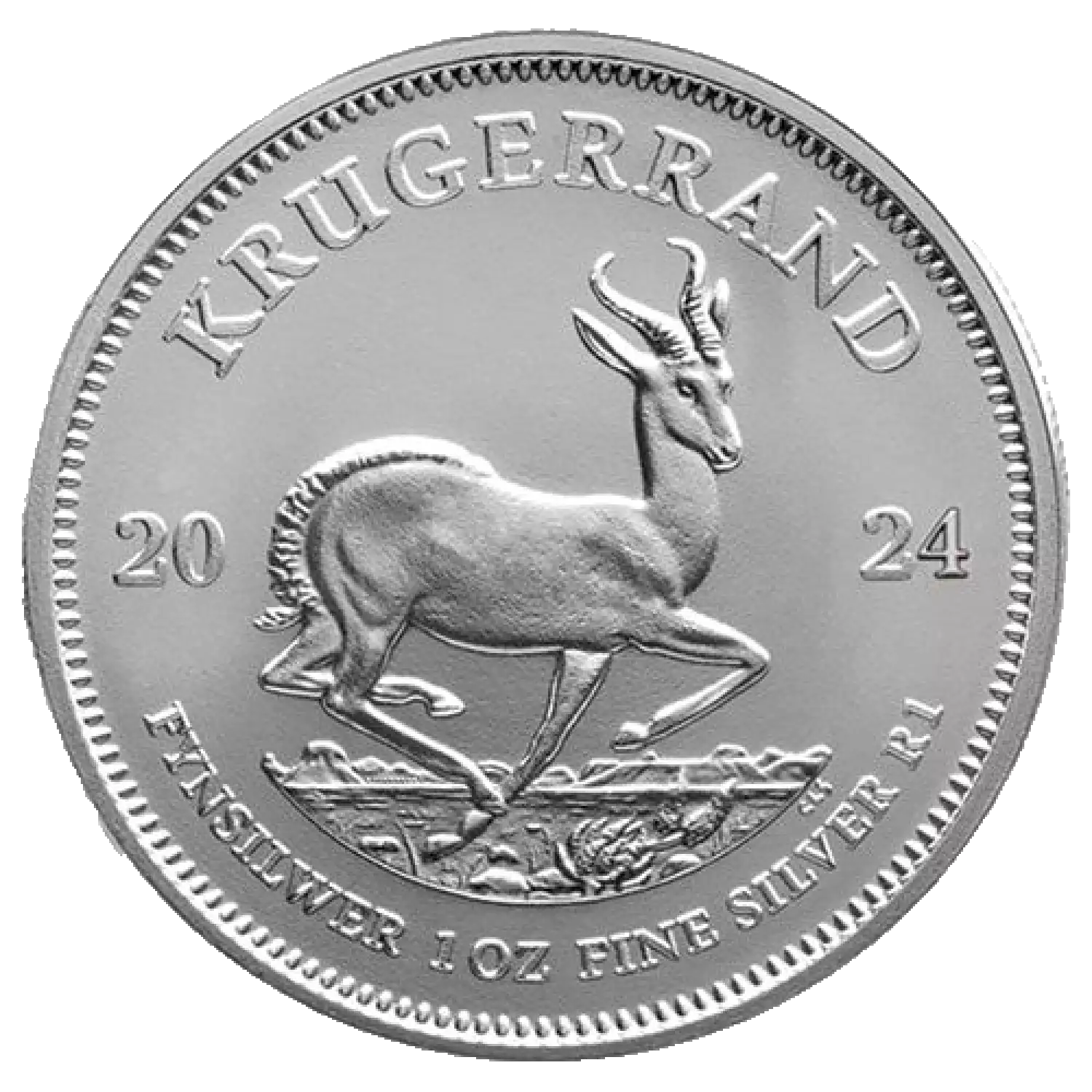 2024 1oz South Africa Silver Krugerrand - Lost Dutchman Rare Coins