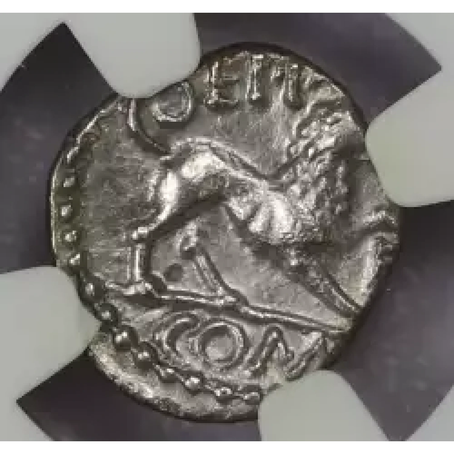 Celtic Britain Regini-Atrebates Eppillus AR Unit Ancient Greek Coin NGC ...