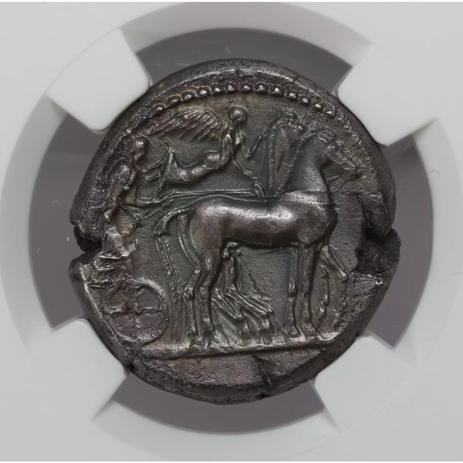 NGC AU Sicily, Syracuse AR Tetradrachm 480-475 BC Ancient Greek Coin ...