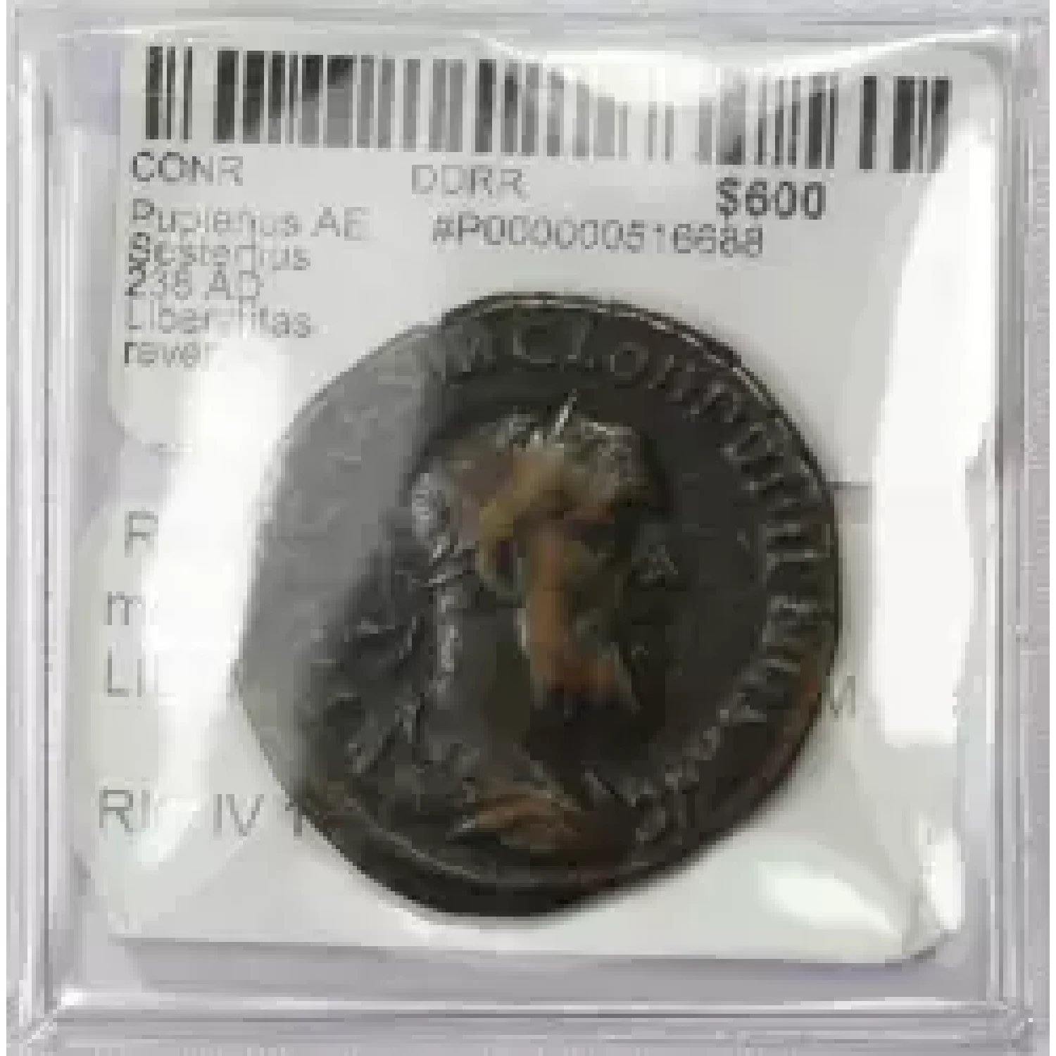 Pupienus AE Sestertius 238 AD Liberalitas reverse Ancient Roman Coin ...