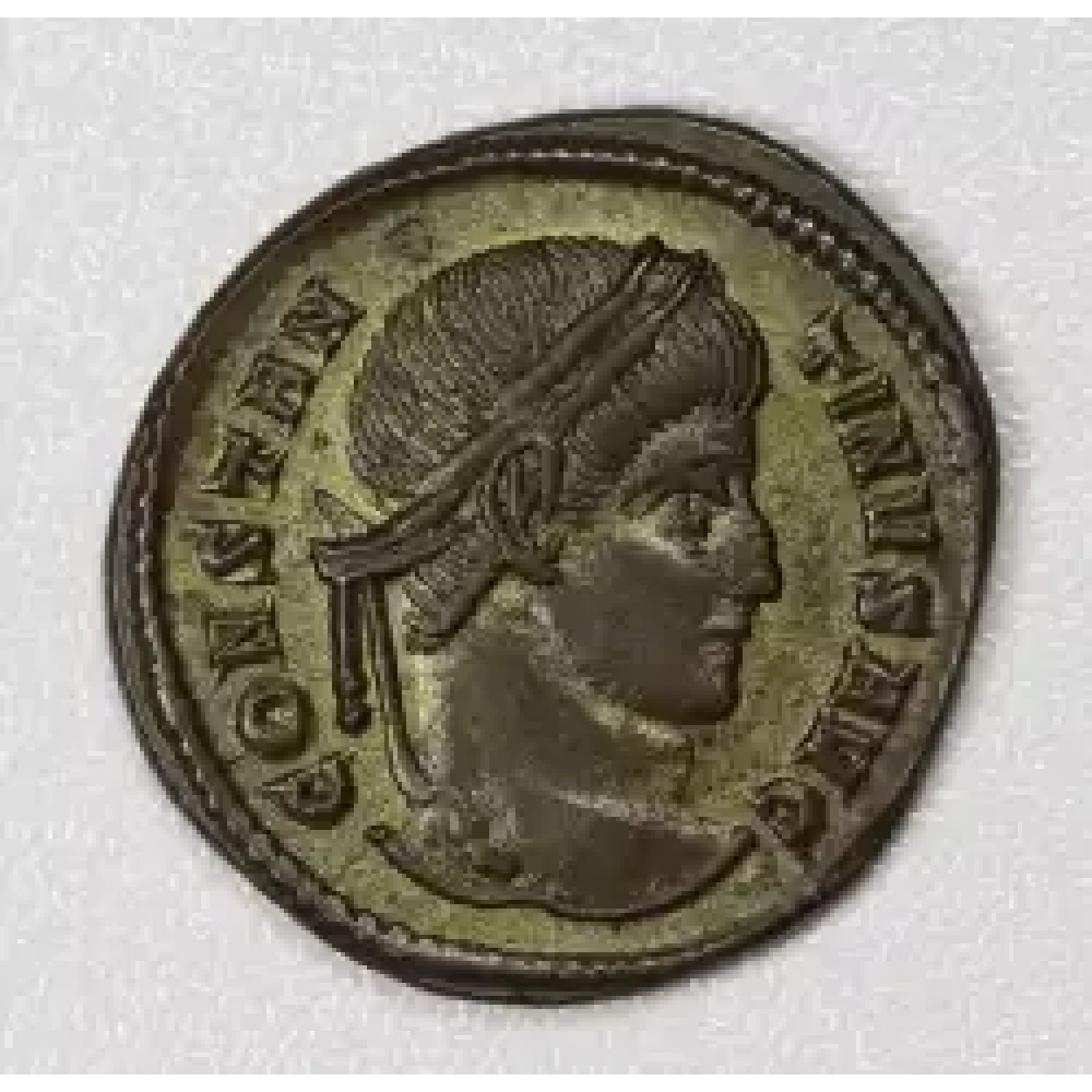 Constantine Silvered AE Follis Trier mint 320-321 AD Ancient Roman Coin ...