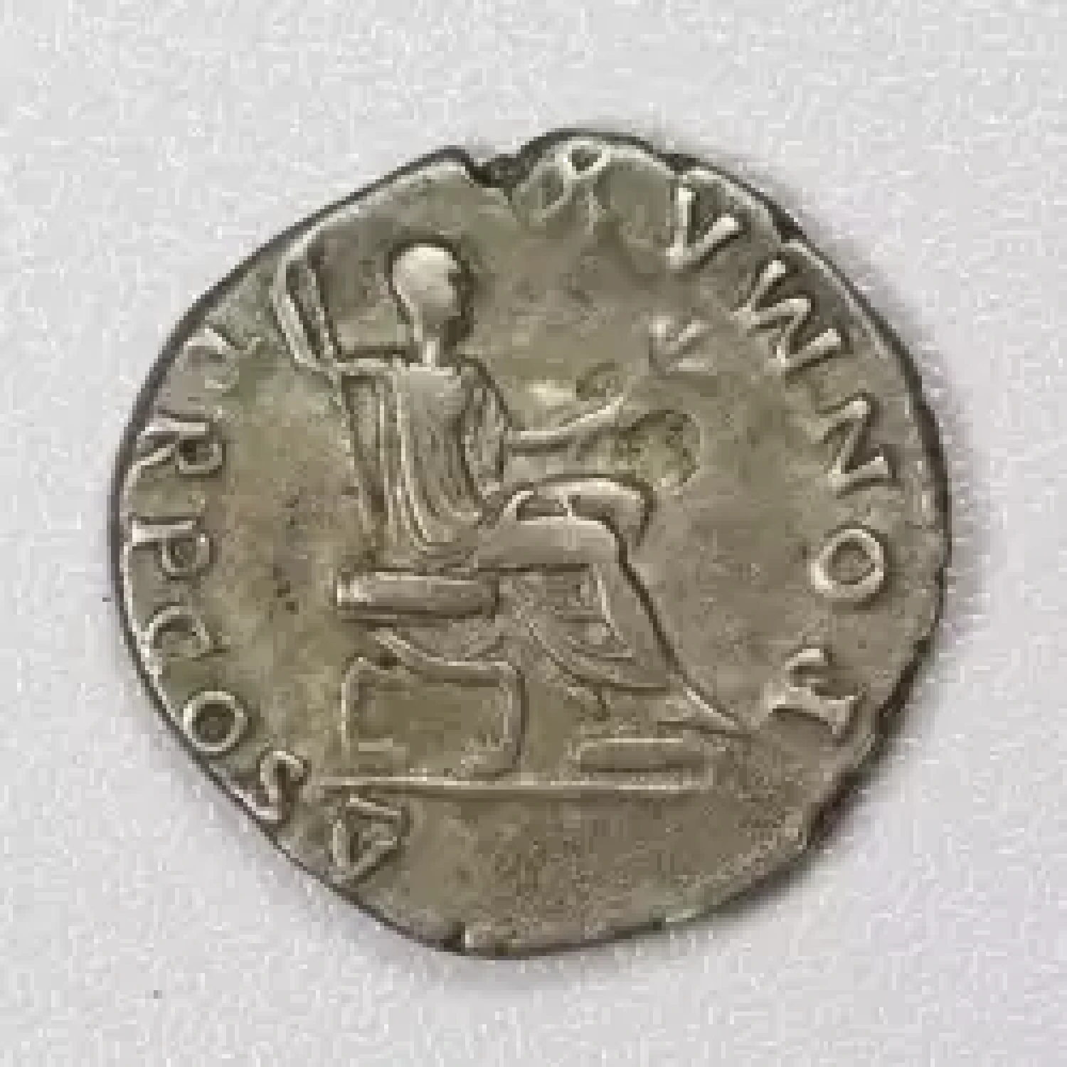 Vespasian AR Denarius 74 AD Emperor seated reverse Ancient Roman Coin ...