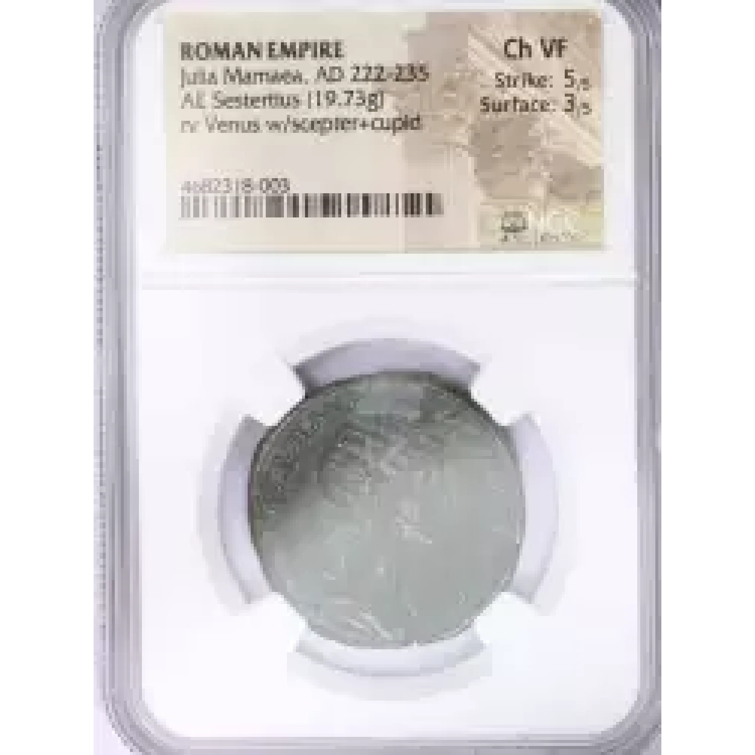 NGC Ch VF 5/5 3/5 Julia Mamaea AE Sestertius Ancient Roman Coin NGC ...