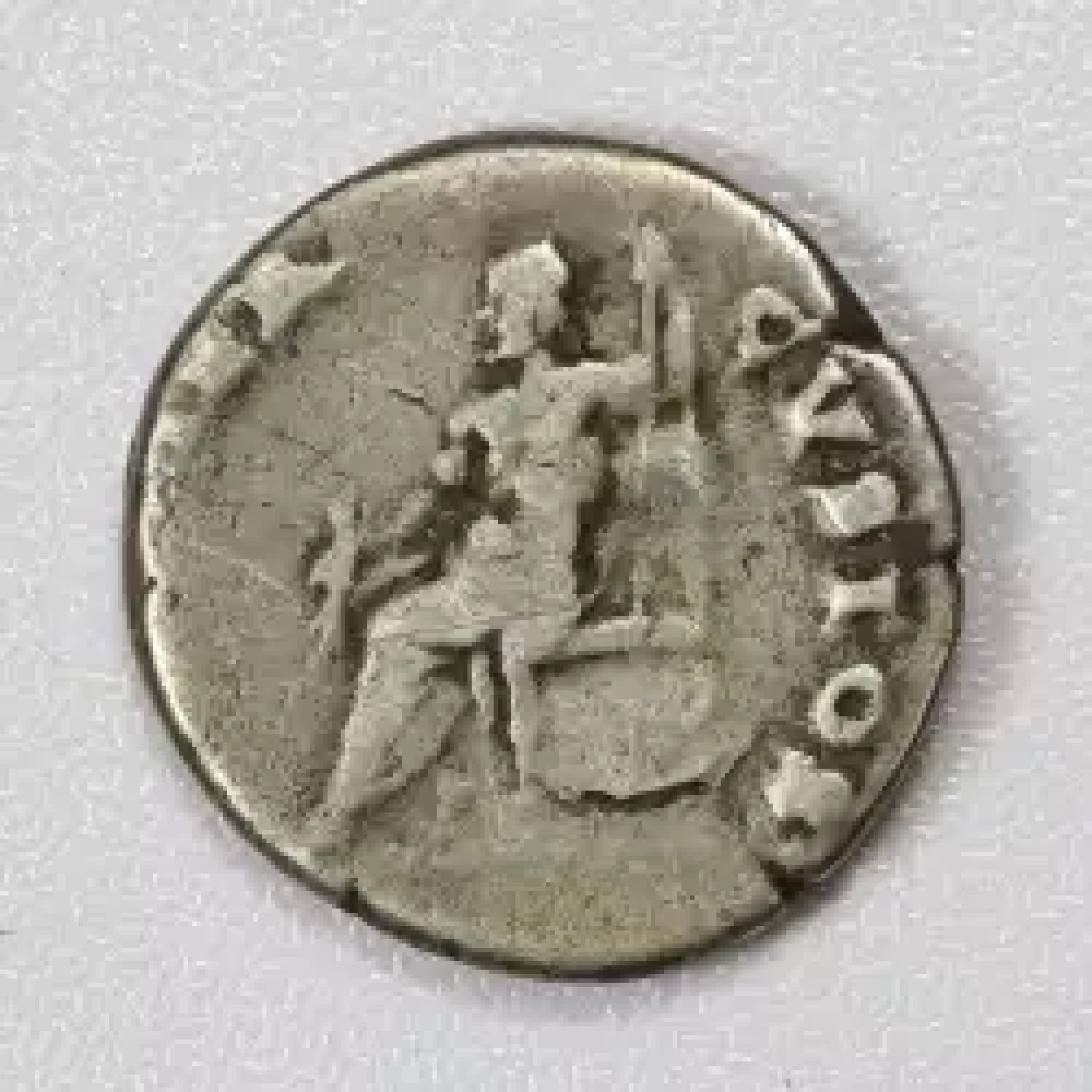 Roman Imperial Nero AR Denarius 64-65 AD Ancient Roman Coin Jupiter ...