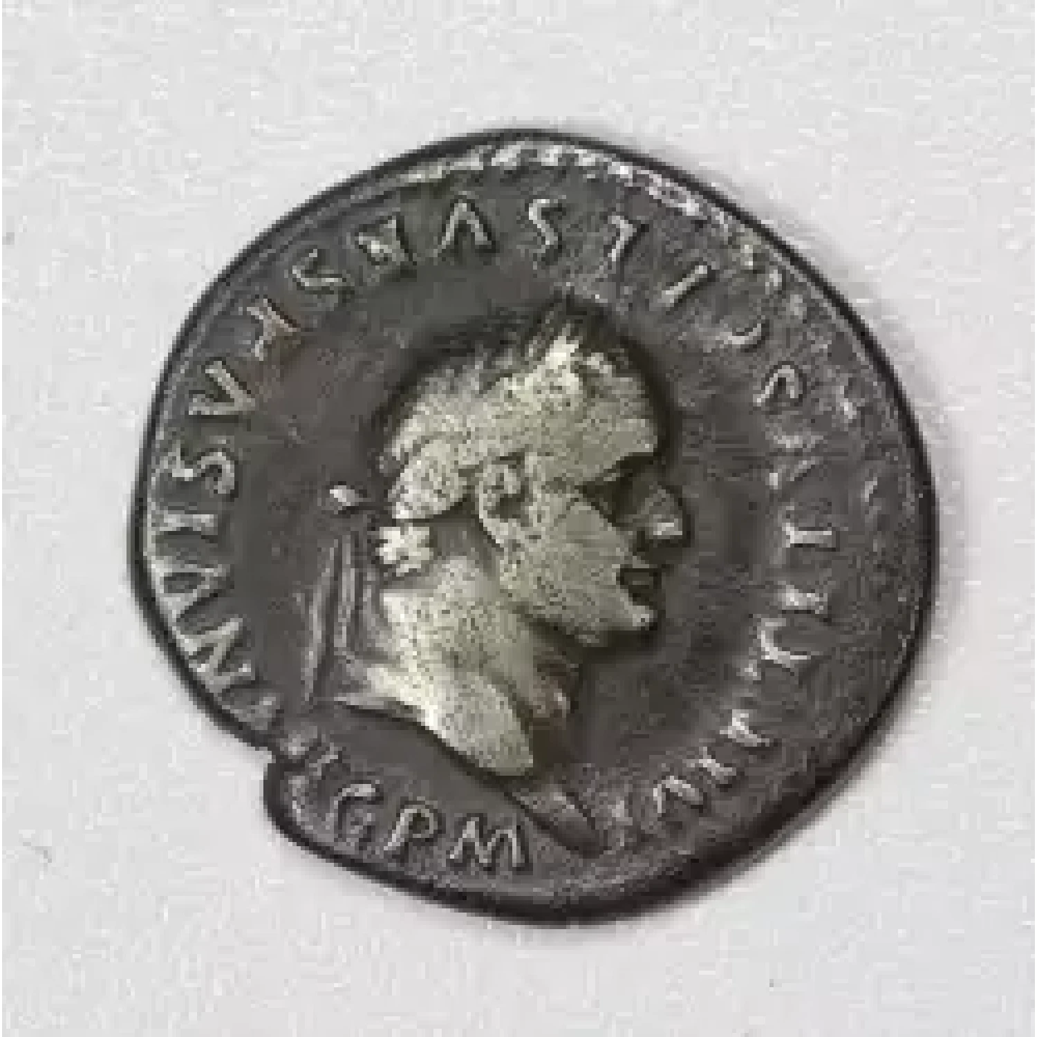 Roman Imperial Titus AR Denarius Rome 80 AD Ancient Roman Coin ...