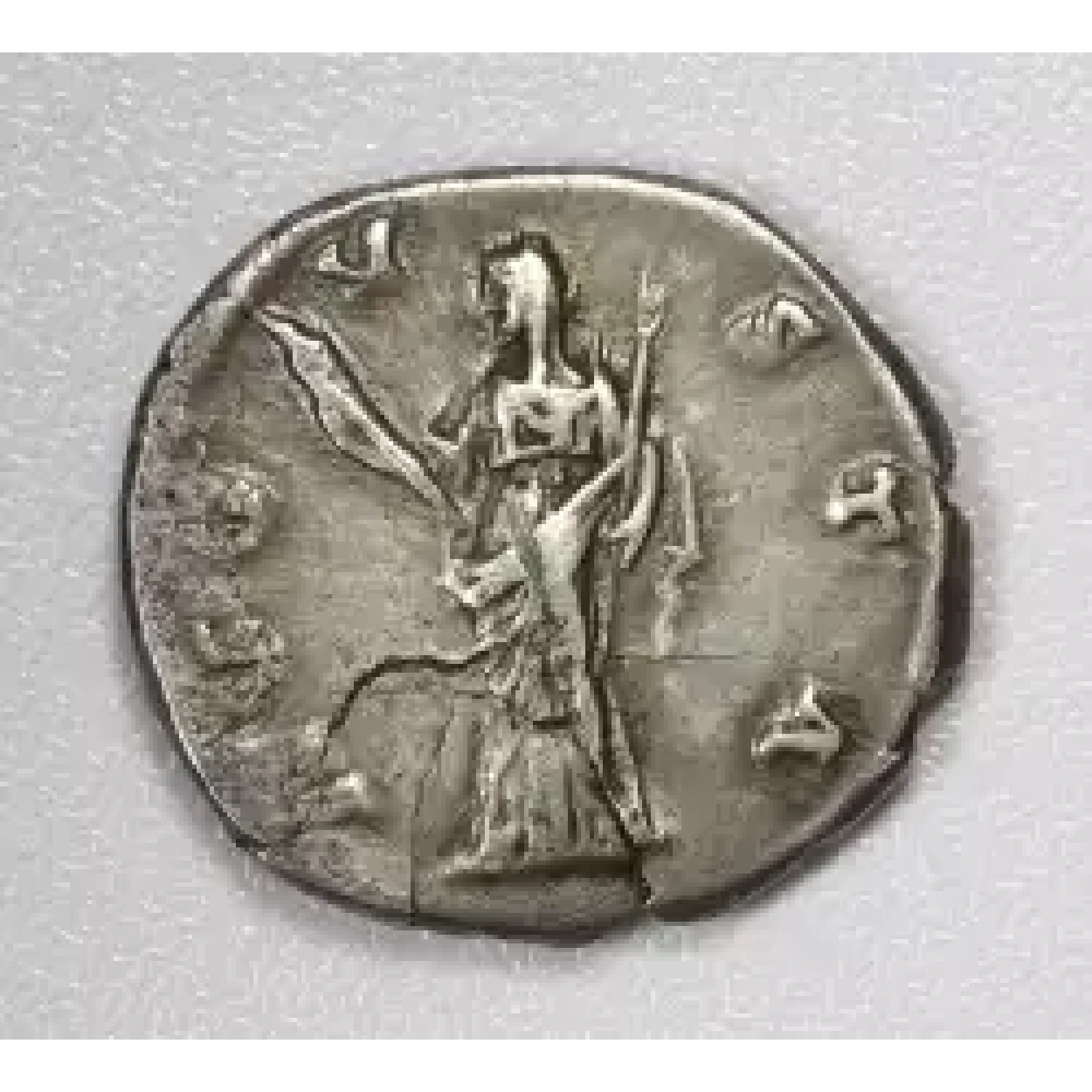 Roman Diva Faustina I AR Denarius after 141 AD Ancient Roman Coin Ceres ...