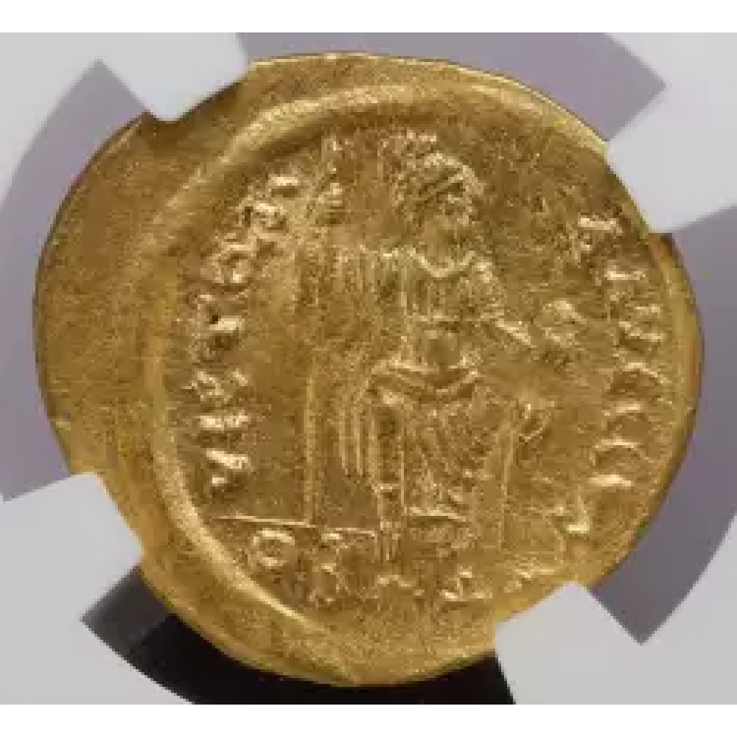 NGC AU Byzantine Justin II AV Solidus 565-578 AD Ancient Roman Coin NGC ...