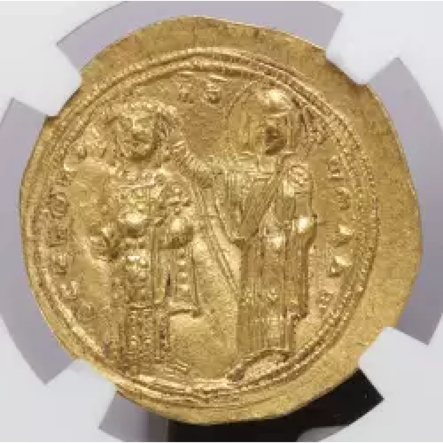 NGC AU Byzantine Romanus III AV Nomisma 1028-1034 AD Ancient Roman Coin ...