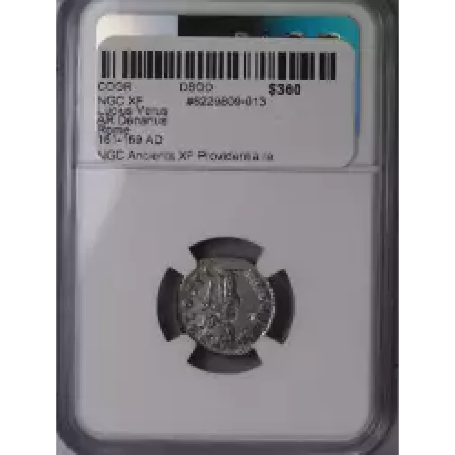 NGC XF Lucius Verus AR Denarius Rome 161-169 AD Ancient Roman Coin NGC ...