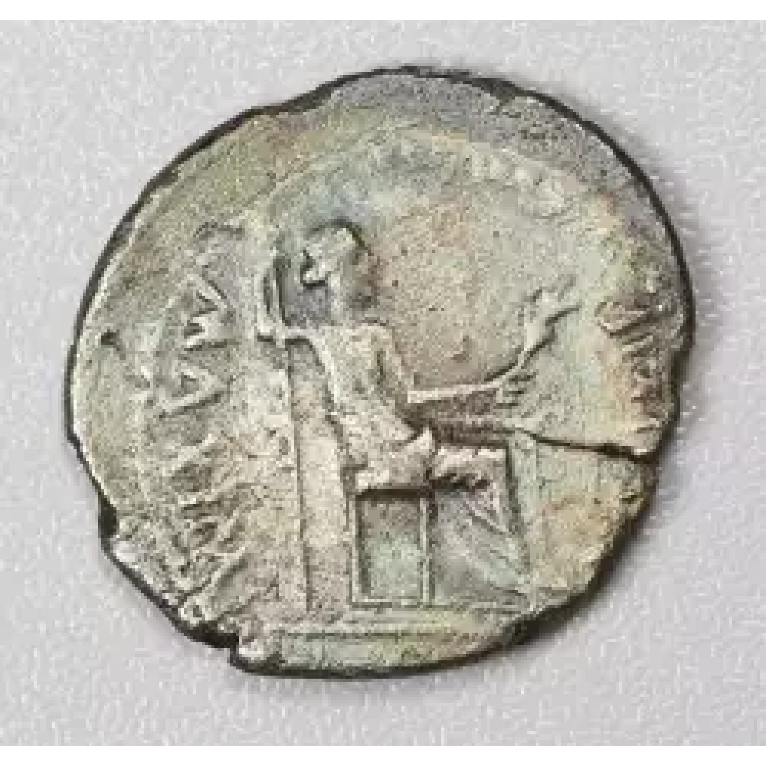 Tiberius "Tribute Penny" AR Denarius 14-37 AD Lyon mint Ancient Roman ...