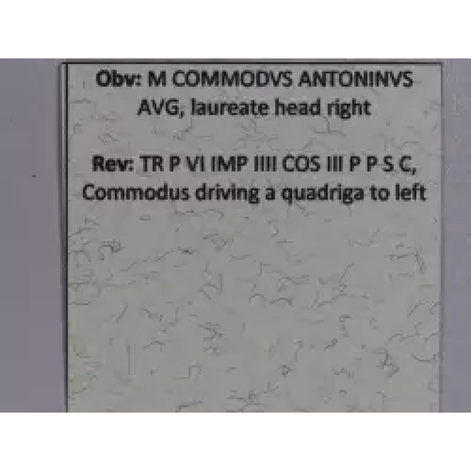 Commodus AE As Triumphal Quadria reverse 181 AD Ancient Roman Coin RIC ...