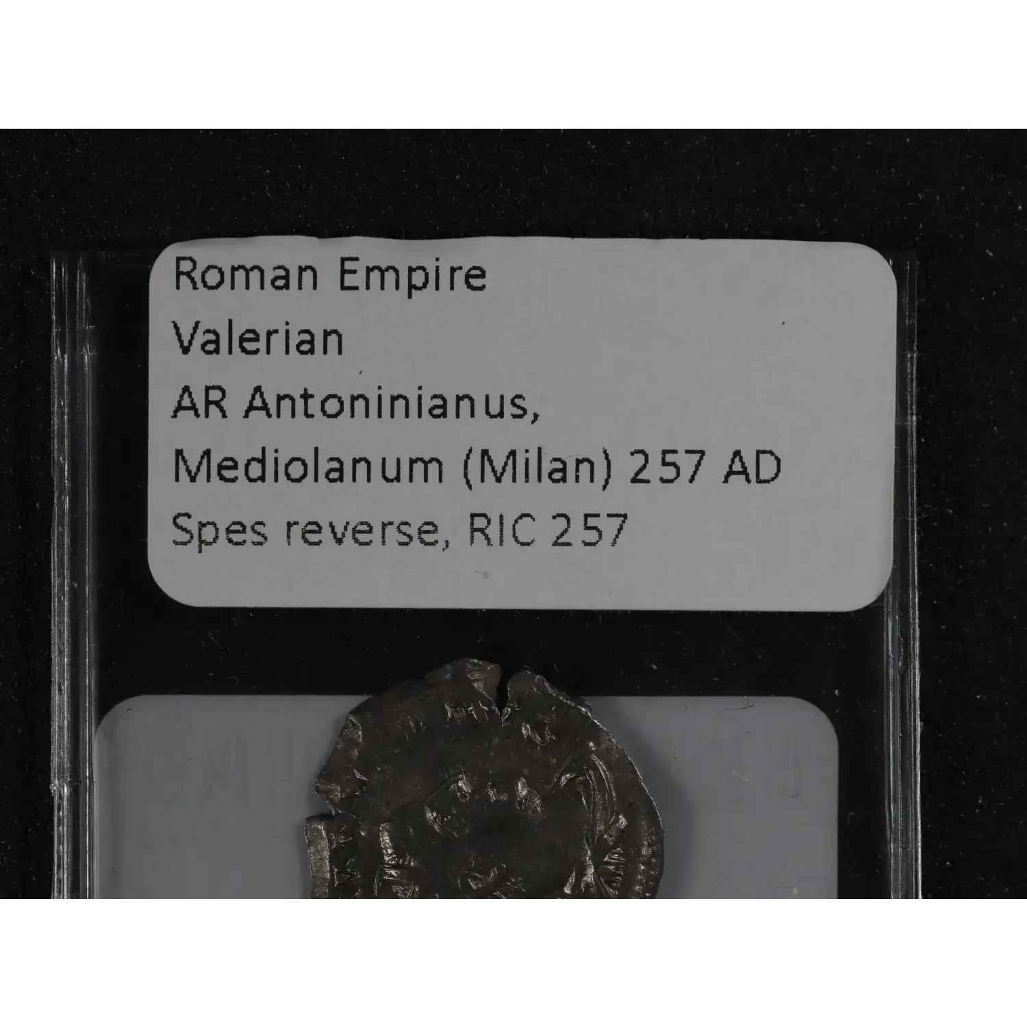 Valerian AR Antoninianus Mediolanum mint 257 AD Ancient Roman Coin ...