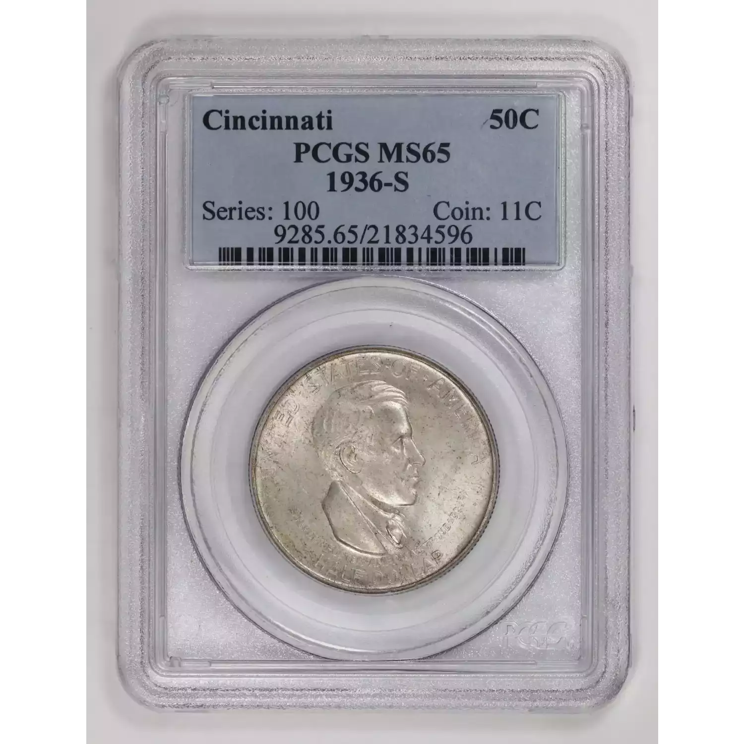 1936-S Cincinnati Commemorative PCGS MS-65 Cincinnati - Lost Dutchman ...