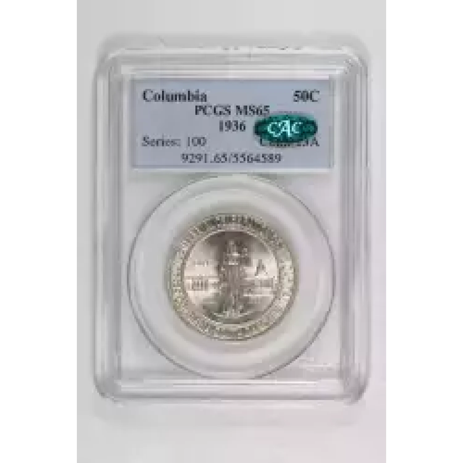 1936 Classic Commemorative Columbia, South Carolina, Sesquicentennial ...