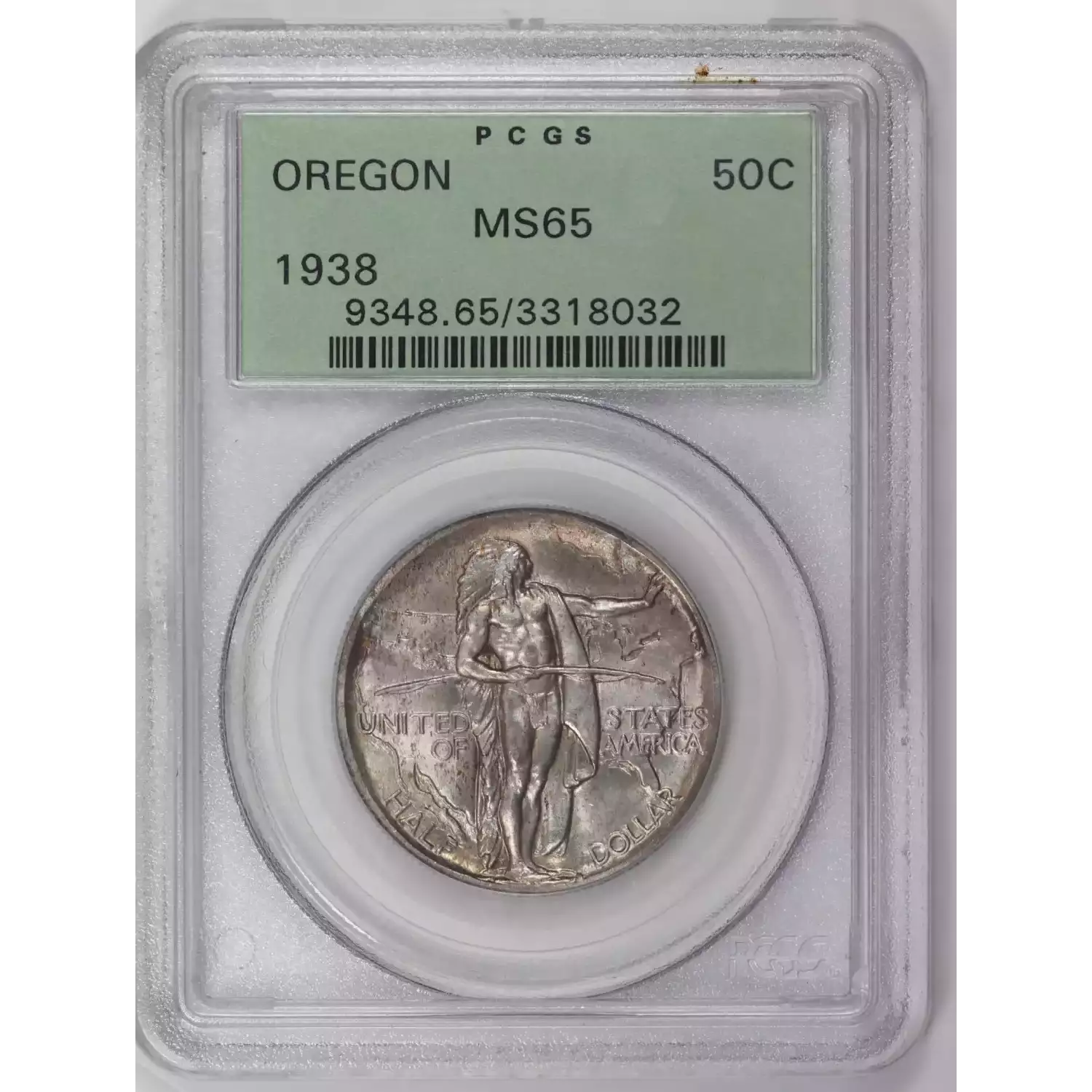 1938 Classic Commemorative Oregon Trail Memorial PCGS MS-65 OGH Oregon - Lost Dutchman Rare Coins