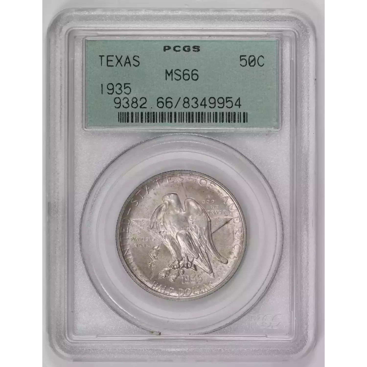 1935 Classic Commemorative Texas Independence Centennial PCGS MS-66 OGH ...