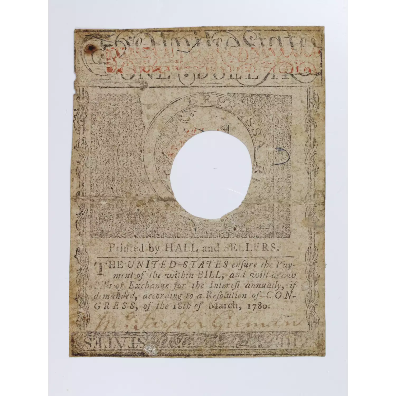 1780-New Hampshire $1 Colonial Currency - Lost Dutchman Rare Coins