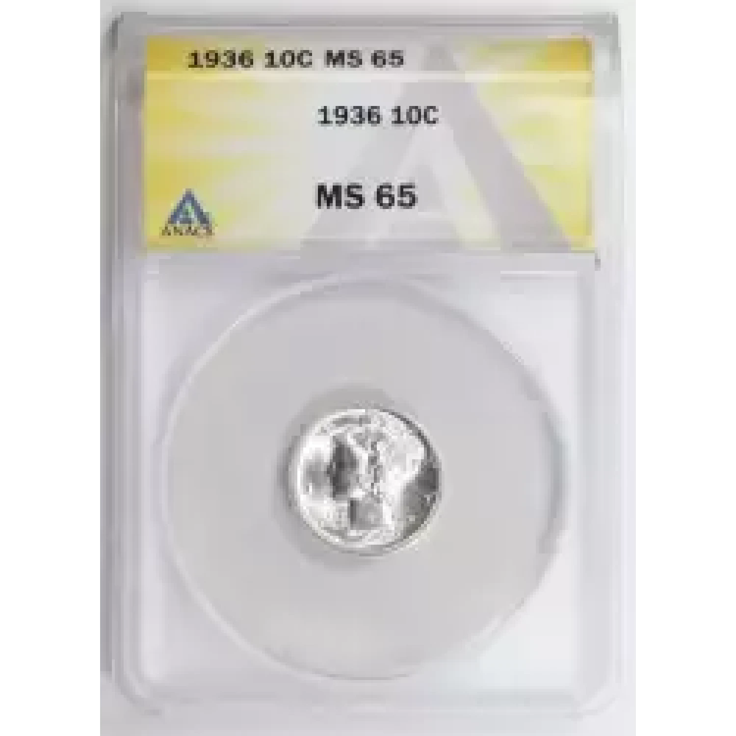 1936 Mercury Dime ANACS MS-65 - Lost Dutchman Rare Coins