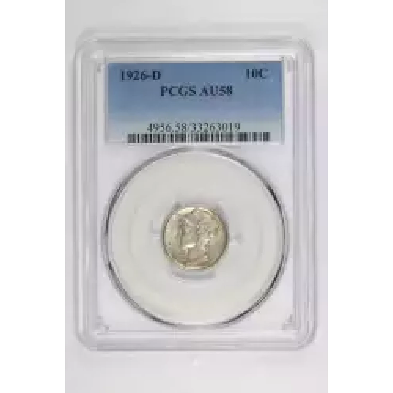 1926-D Mercury Dime PCGS AU-58 - Lost Dutchman Rare Coins