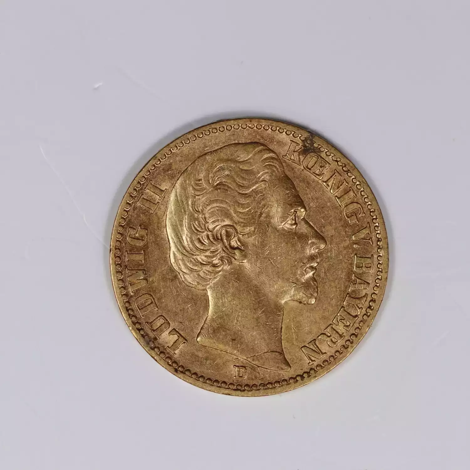 1873-D Bavaria GERMANY Gold Mark - Lost Dutchman Rare Coins
