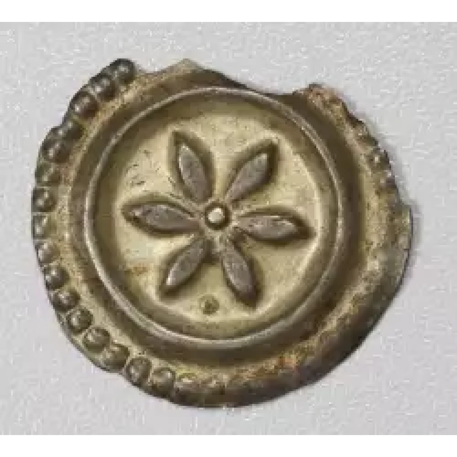 German States Markdorf AR Bracteate 1250-1270 Medieval Coin Flower ...
