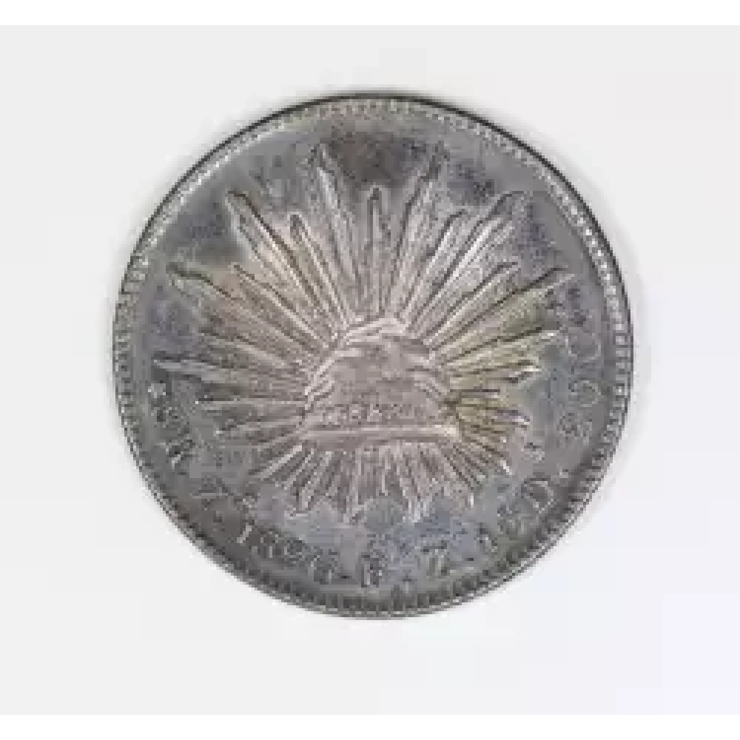 1896 MEXICO Silver 8 REALES Zacatecas - Lost Dutchman Rare Coins