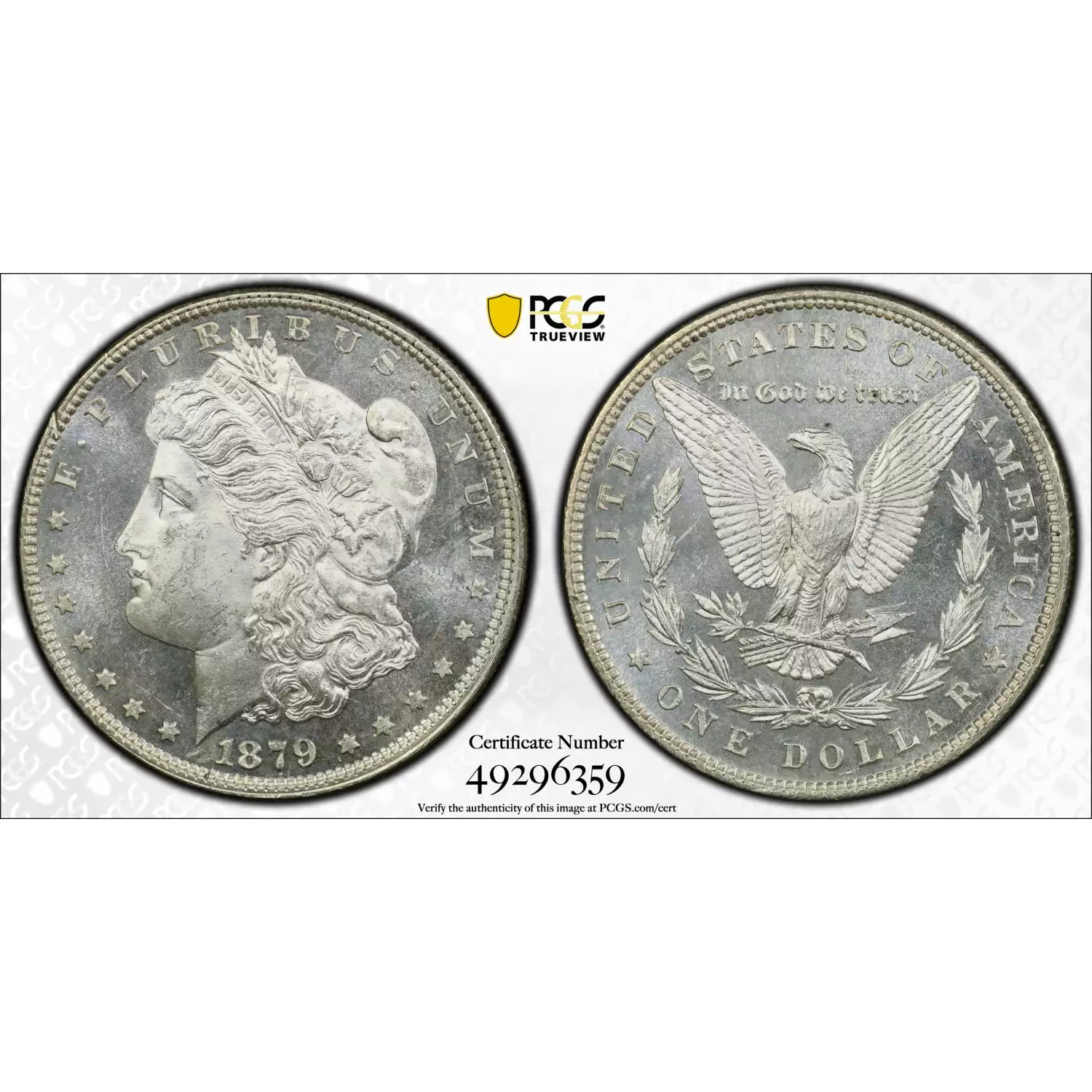 1879 Morgan Silver Dollar PCGS MS-63 PL - Lost Dutchman Rare Coins