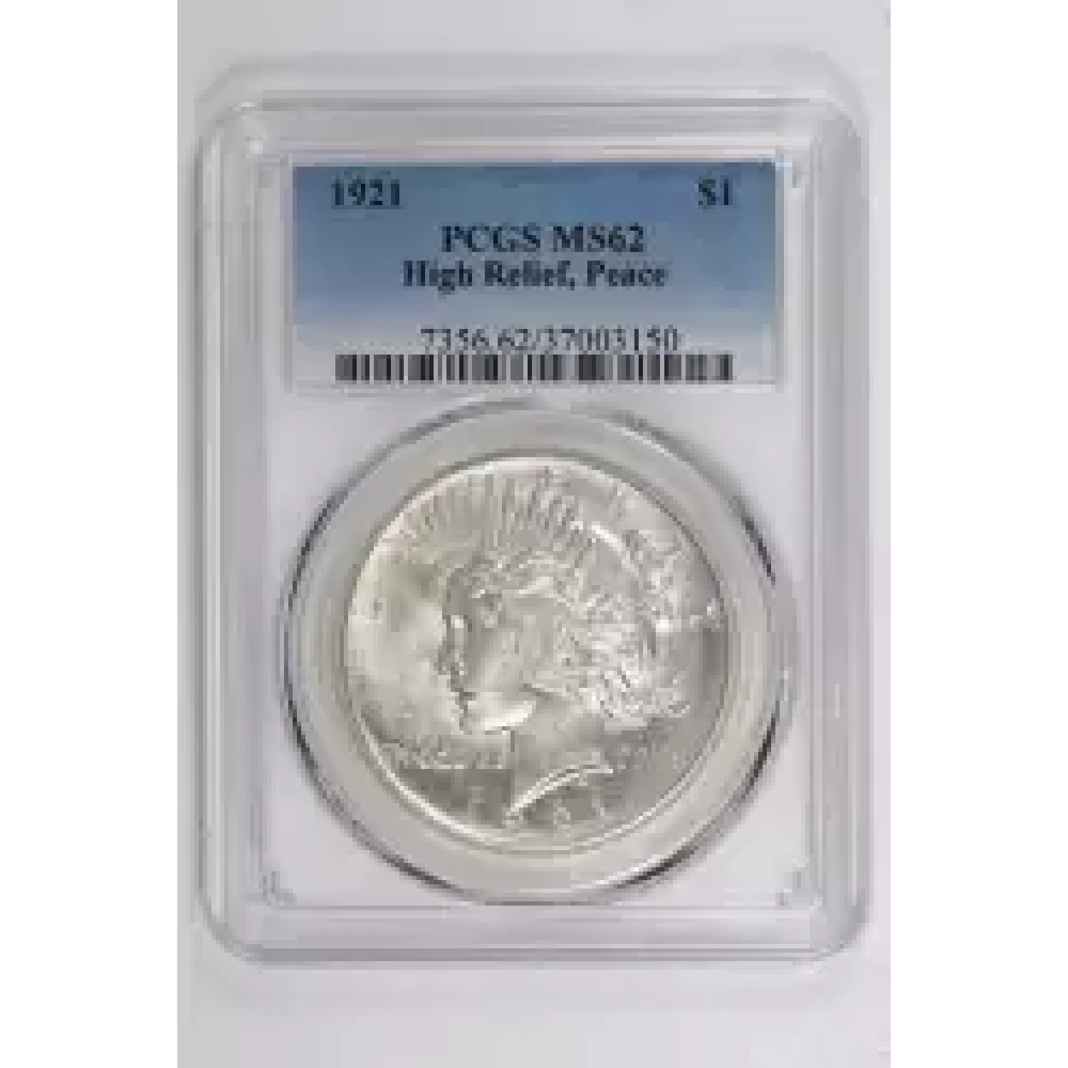 1921 Peace Silver Dollar PCGS MS-62 Peace - Lost Dutchman Rare Coins