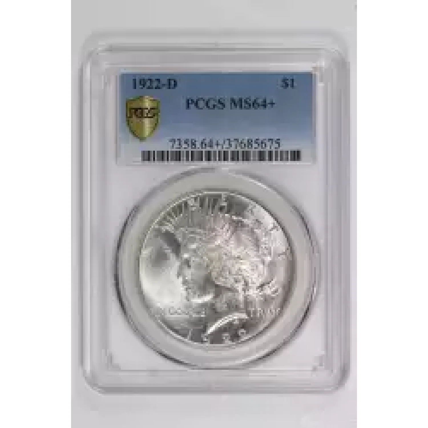 1922-D Peace Silver Dollar PCGS MS-64+ - Lost Dutchman Rare Coins
