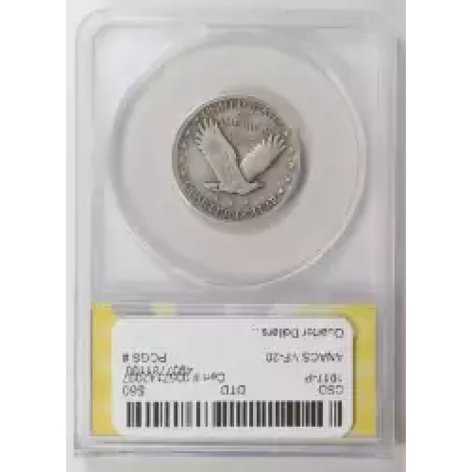 1917 Quarter Dollars Standing Liberty Quarter ANACS VF-20 TYPE 2 - Lost ...