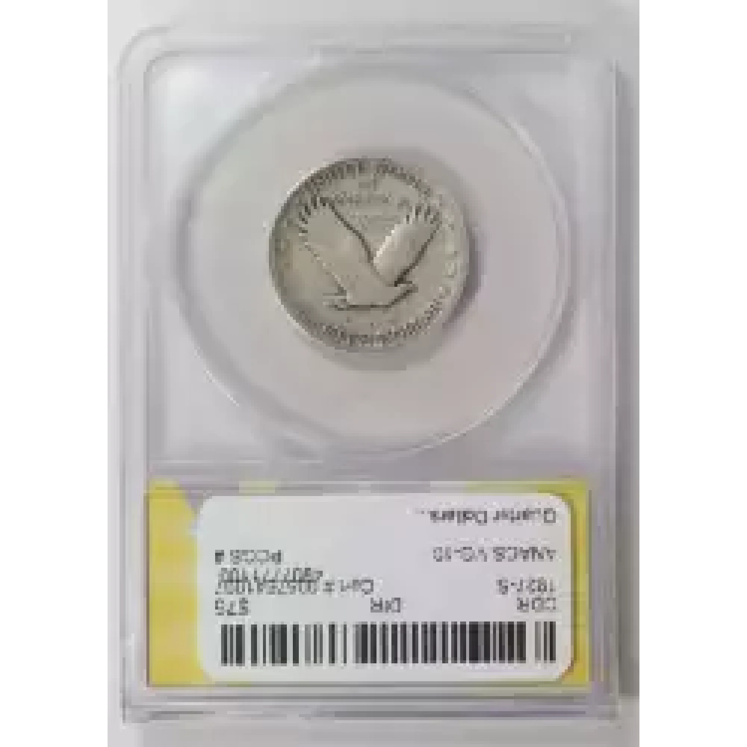 1927-S Quarter Dollars Standing Liberty Quarter ANACS VG-10 - Lost ...