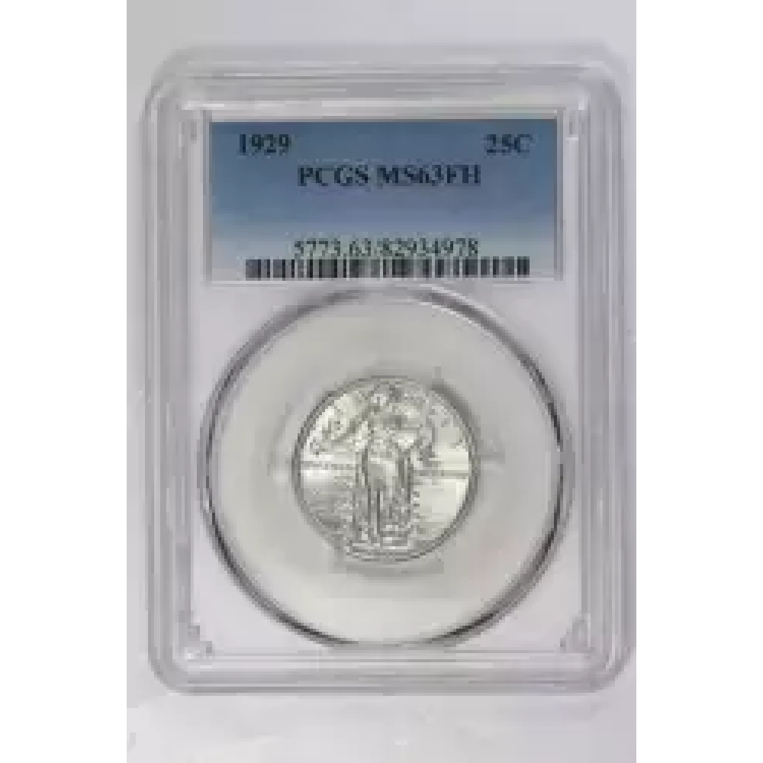 1929 Quarter Dollars Standing Liberty Quarter PCGS MS-63 FH - Lost ...