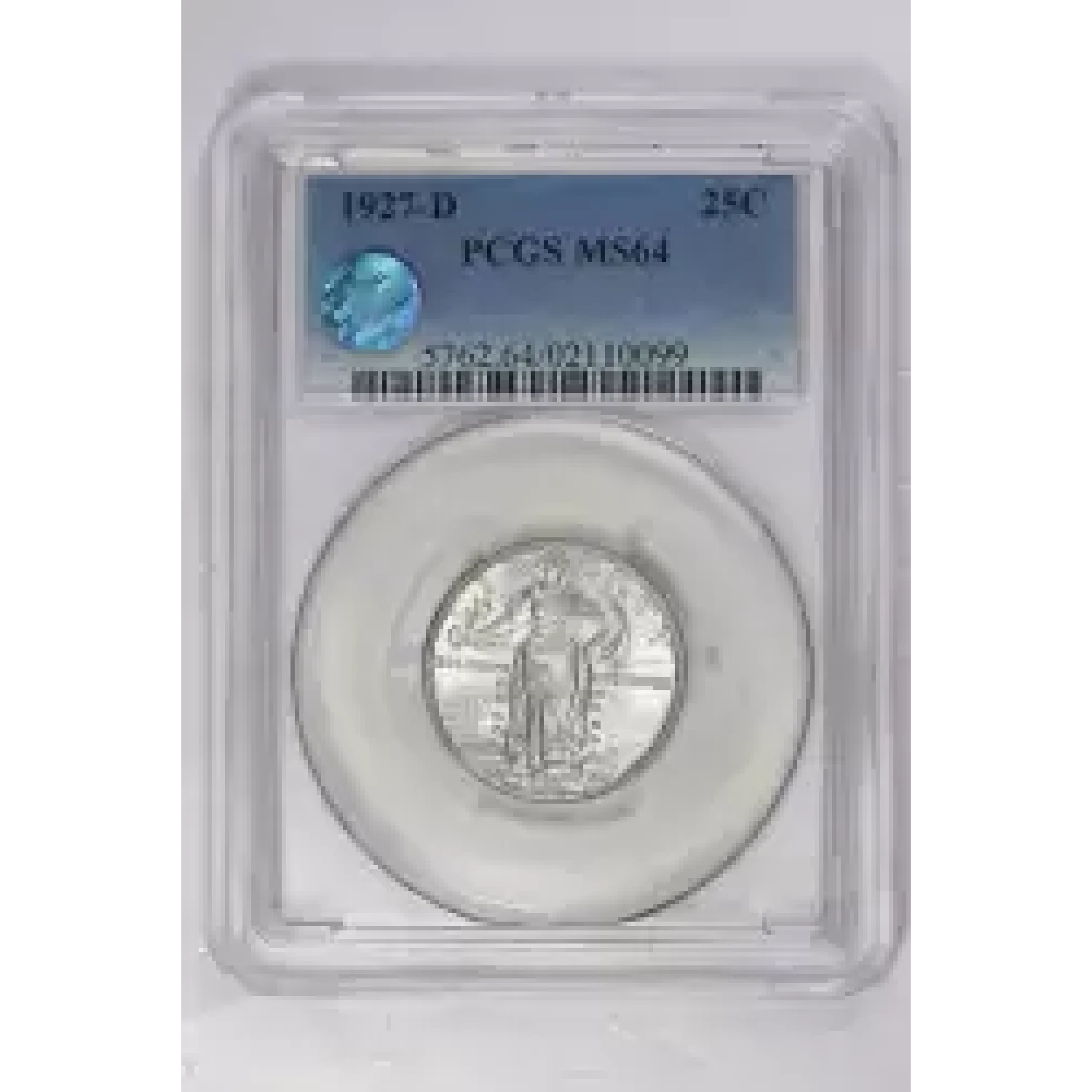 1927-D PCGS MS-64 Quarter Dollars Standing Liberty Quarter Sight White ...