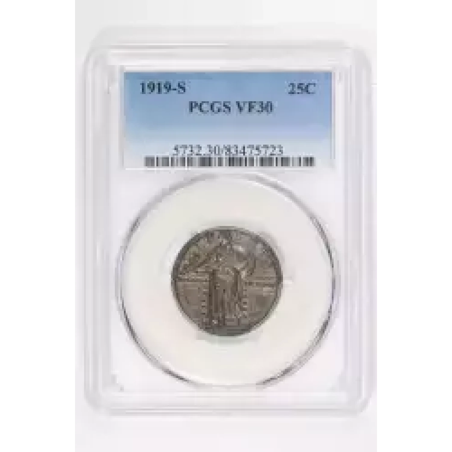 1919-S Quarter Dollars Standing Liberty Quarter PCGS VF-30 - Lost Dutchman Rare Coins