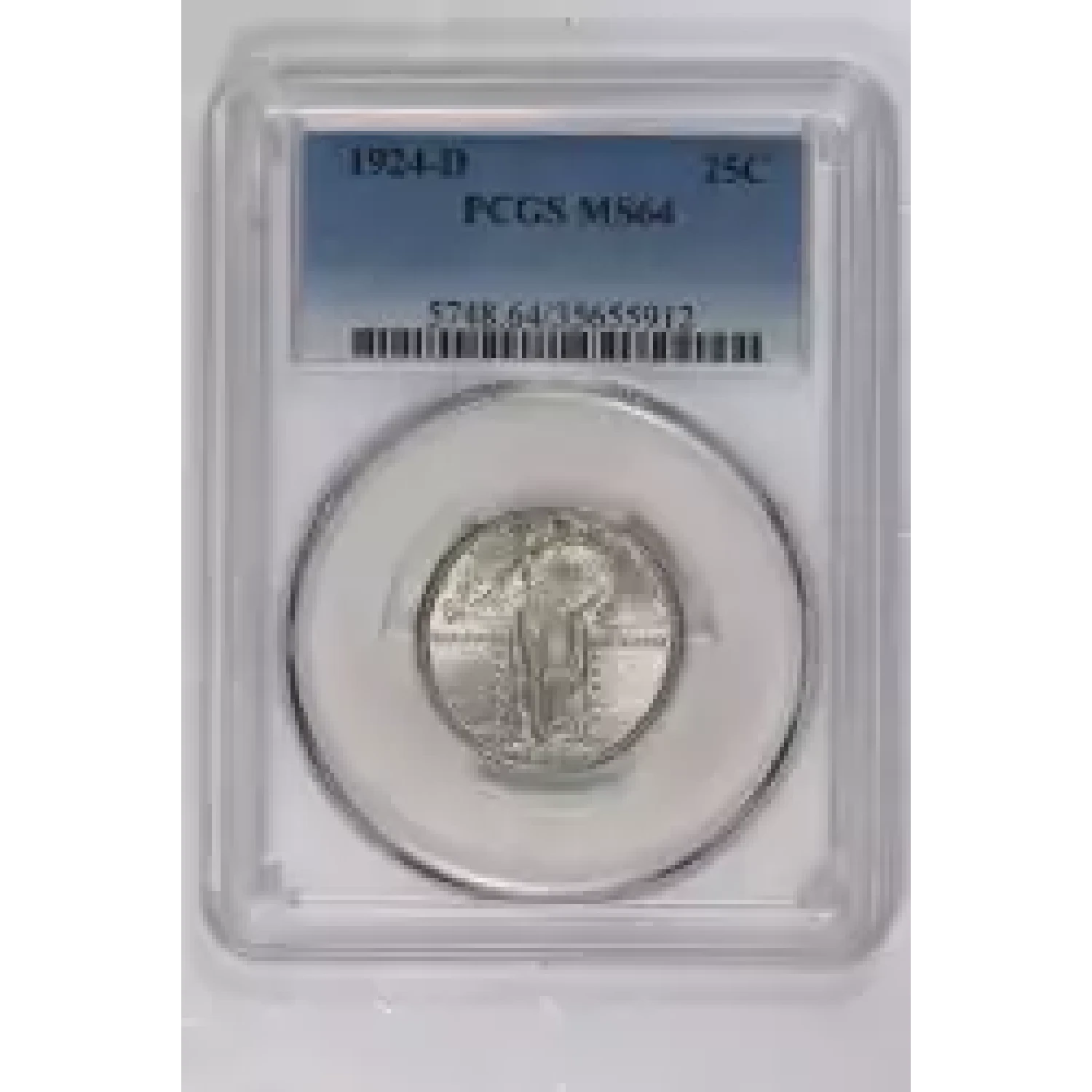 1924-D Quarter Dollars Standing Liberty Quarter PCGS MS-64 - Lost ...