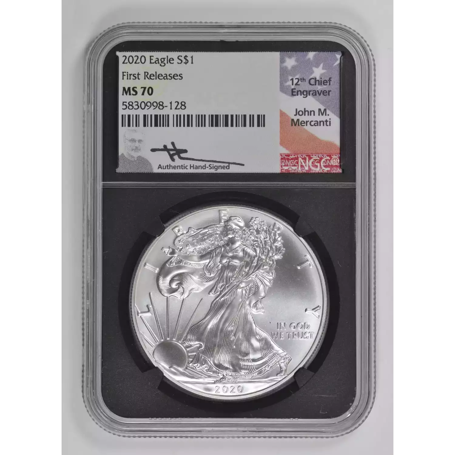 2020 Bullion Silver Eagles NGC MS-70 First Releases - Lost Dutchman Rare Coins