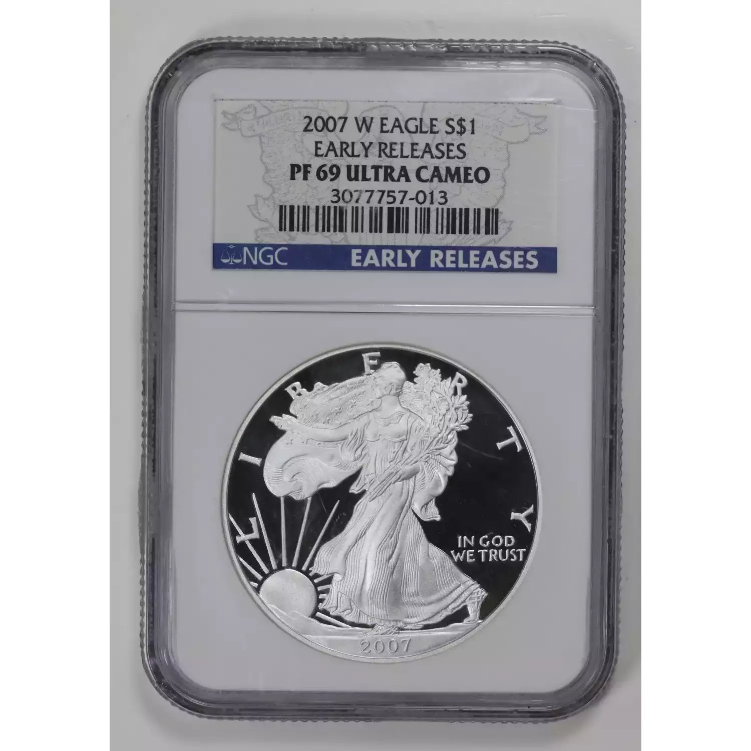 2007 Bullion Silver Eagles NGC PF-69 ULTRA CAMEO EARLY RELEASES - Lost Dutchman Rare Coins