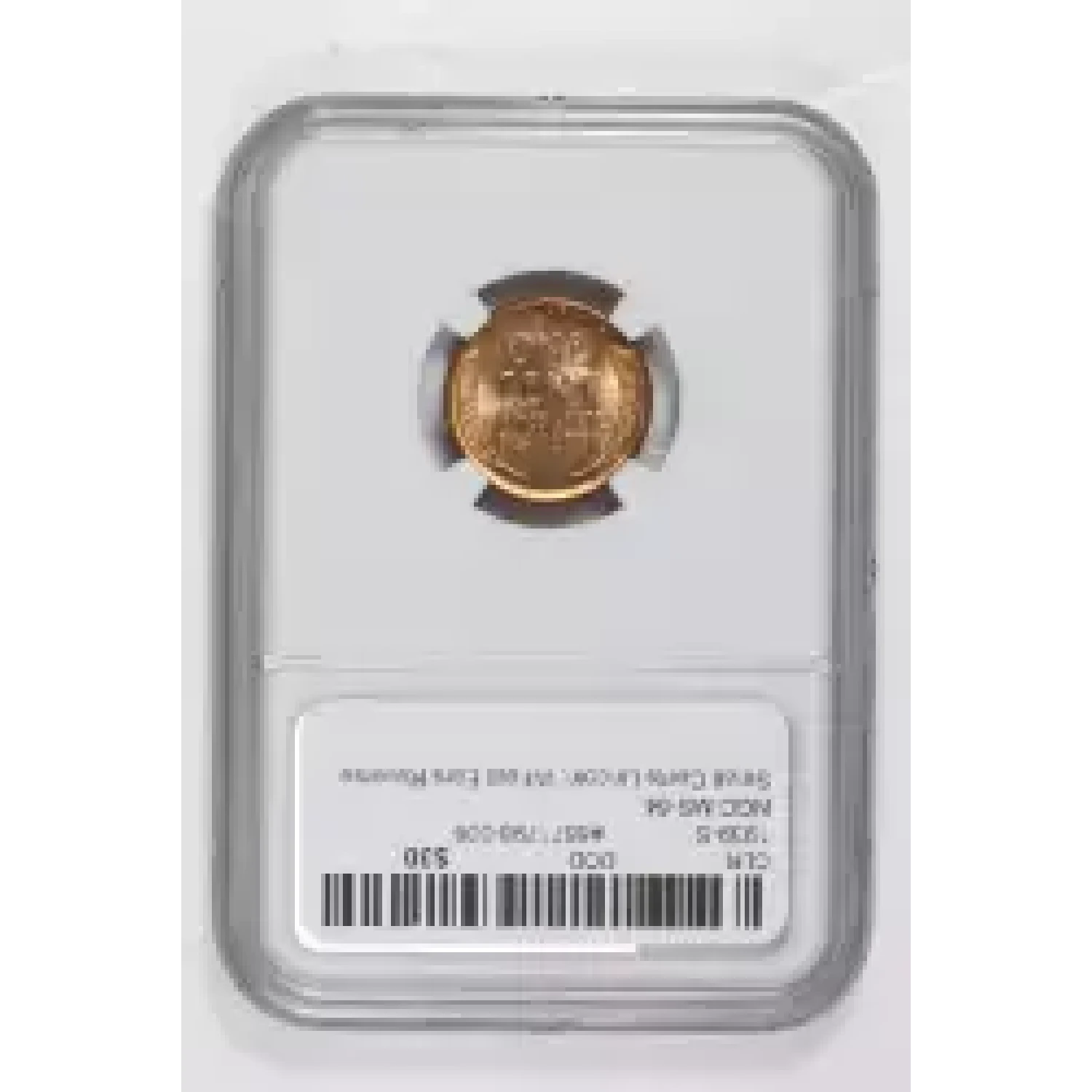 1939-S Small Cents Lincoln, Wheat Ears Reverse NGC MS-64 RD - Lost ...