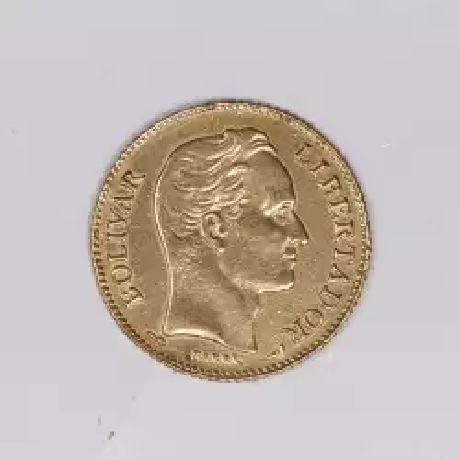 1912 VENEZUELA Gold 20 BOLIVARES - Lost Dutchman Rare Coins
